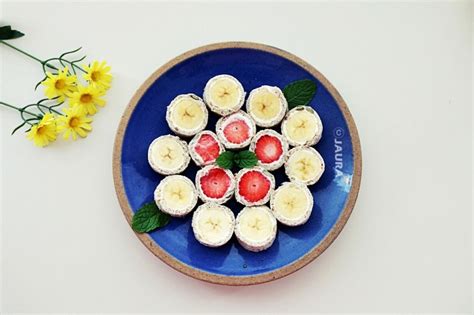 딸기 바나나 식빵롤 샌드위치 크림치즈 요리 네이버 블로그