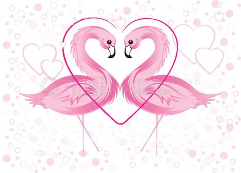 背景高清图片 粉色火烈鸟爱心背景 粉色火烈鸟爱心背景图片免费下载 5084522047 千图网pro