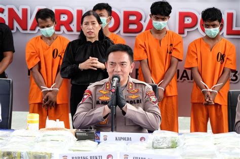 Polda Riau Berhasil Mengungkap Narkoba Jaringan Internasiona