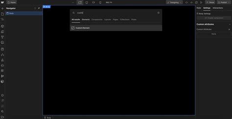 Utiliser Des Possibilit S D Html Avec Le Custom Element Sur Webflow
