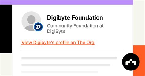 Digibyte Foundation Community Foundation At Digibyte The Org