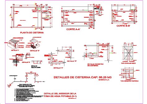 Building Water Cistern In Autocad Cad Download 443 03 Kb Bibliocad