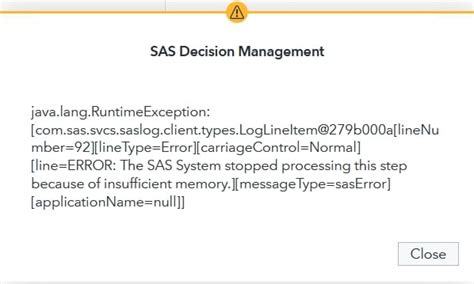 69595 Using Import Terms Fails With The Error The Sas System Stopped Processing This Step