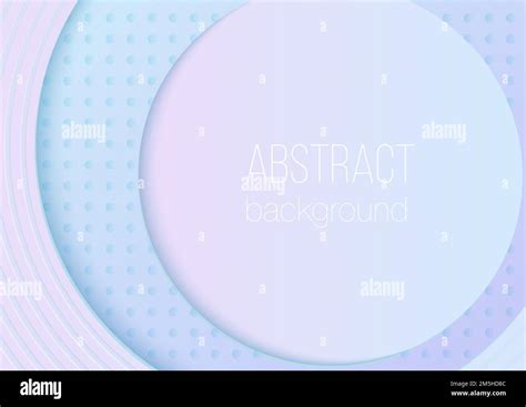 Abstract Volumetric 3d Rounded Gradient Color Paper Cuted Art