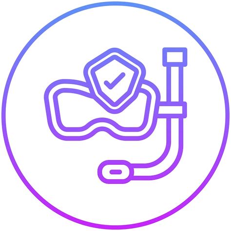 Premium Vector Diving Safety Vector Icon Illustration Of Vacation And