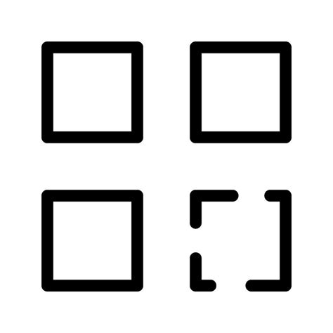 Qr Code Icon Vector Symbol Design Illustration 26633496 Vector Art At