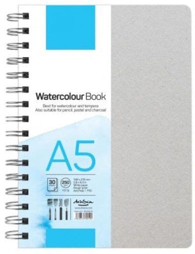 Скицник със спирала Drasca Watercolour Book 30 листа А5 Ozonebg