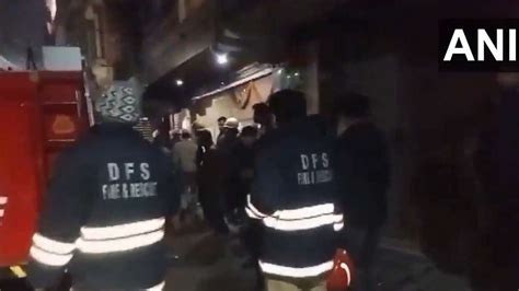 Four Dead As Fire Breaks Out In Shahdara Rescue Operations Underway