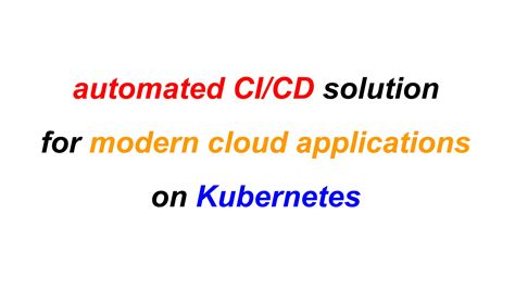 Jenkins X Hands On Automated Ci Cd Solution For Cloud Native