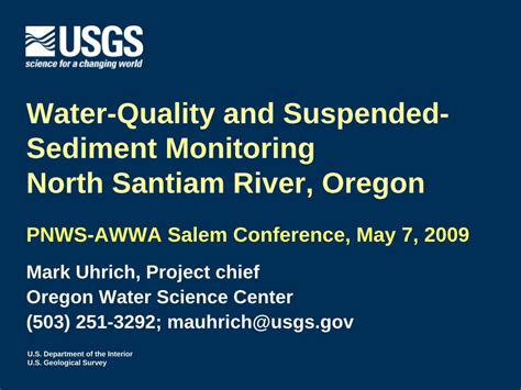 Pdf Water Quality And Suspended Sediment Monitoring North Water Quality Data Temp Sp