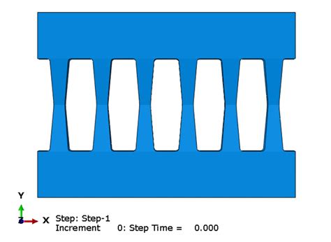 Hourglass Shaped Strip Damper Subjected To Cyclic Loading Abaqus