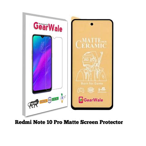 Redmi Note Pro Matte Screen Protector For Gamers