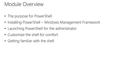 Ppt Getting Started With Powershell Jump Start Powerpoint