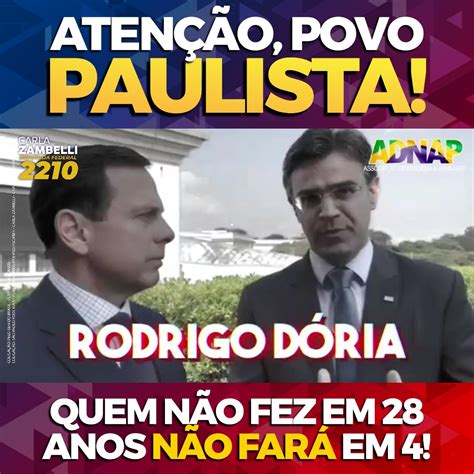 Carla Zambelli 2210 On Twitter Acorda SÃo Paulo Rodrigo Garcia é