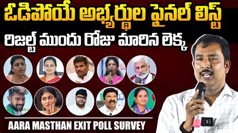 Aara Masthan Exit Poll Survey Final Winning List Ap Elections 2024