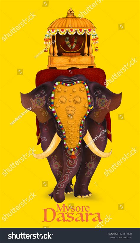 Mysore Dasara Festival Stock Illustration 1225811521 Shutterstock