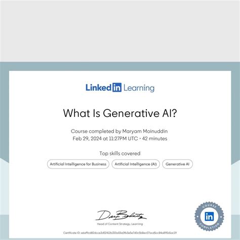 Maryam Moinuddin On Linkedin Im Excited To Share That Ive Completed