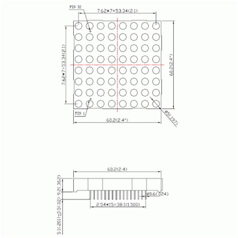 Large X LED Dot Matrix Display