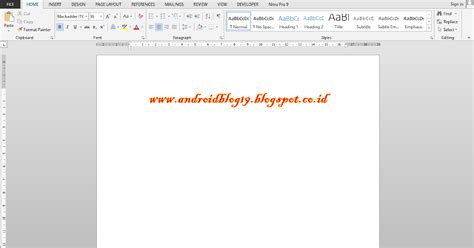 Fungsi Menu Menu Pada Tab Home Microsoft Word 2013 Androidblog 19