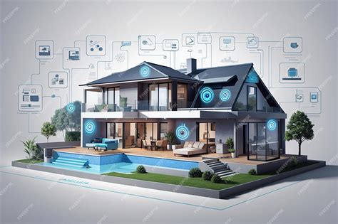 Premium Photo Modern Smart Home Management System Using Augmented Reality Smart Building The