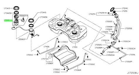Купить Nissan 170403ZB0A (17040-3ZB0A) Насос Топливный. Цены, быстрая ...