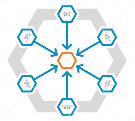 Flow Chart With Arrows Stock Vector Image By Eltoro