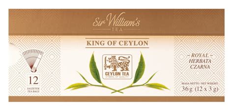Sir Williams King Of Ceylon 12x3g Herbata Czarna