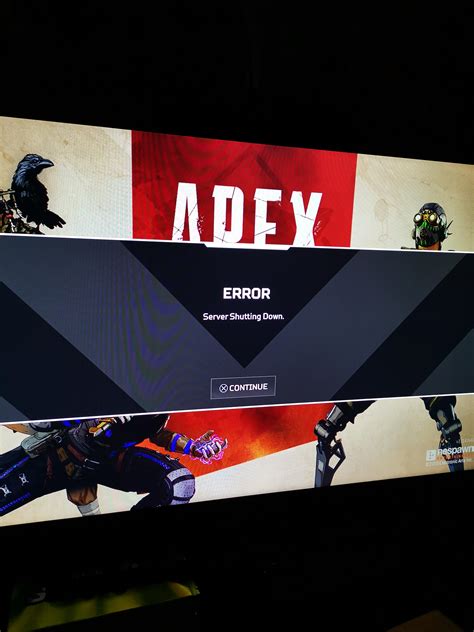 Server Shutting Down R Apexlegends