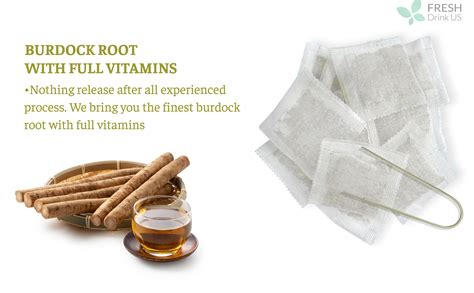 Burdock Root Herbal Tea No Sugar No Caffeine No Gluten Vegan