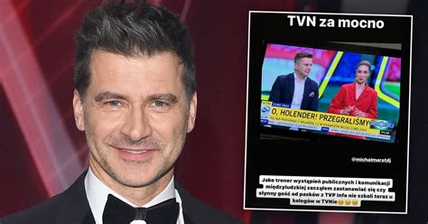 Tomasz Kammel o paskowym w TVN24 Wspomniał o paskach grozy z TVP Info