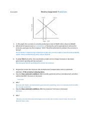 Review Assignment 9 Solutions Docx Review Assignment 9 Solutions Econ 2213 1 In This Graph