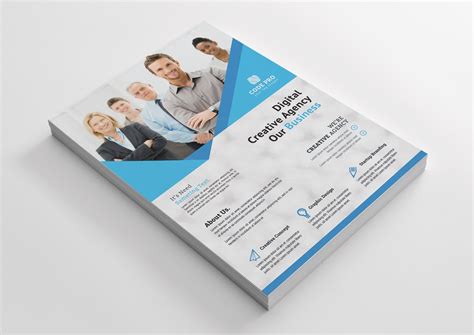 Printable Business Flyer Template · Graphic Yard Graphic Templates Store