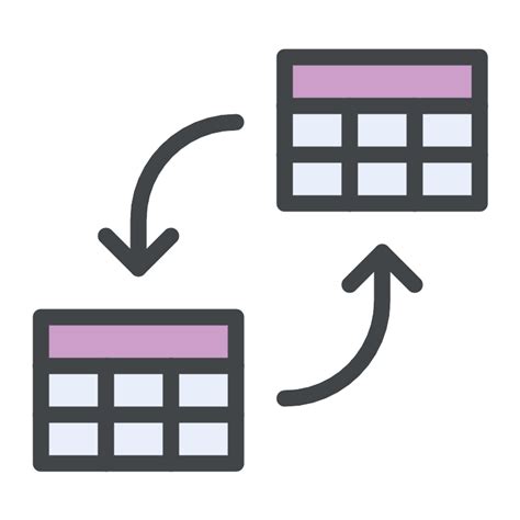 Db Tables Swap Vector Svg Icon Svg Repo