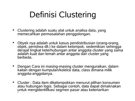Clustering Pdf