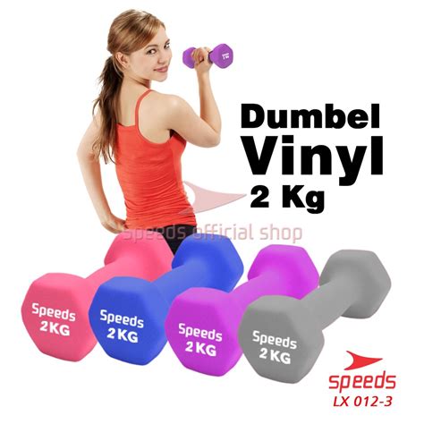 Jual Speeds Dumbell Barbel Vinyl Cewek Matrass Yoga Ball Yoga Mat Gym