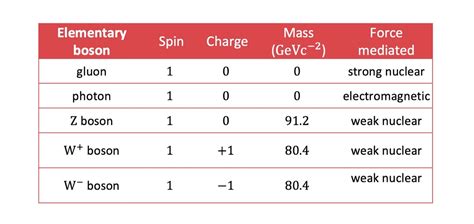 Elementary Particles Quarks Leptons And Elementary Bosons For A Level