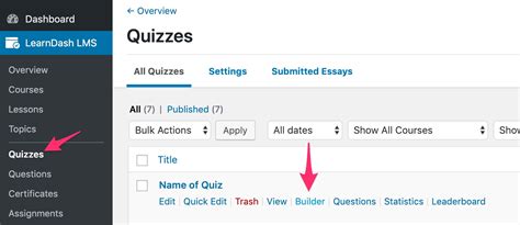 Quiz Builder LearnDash Support