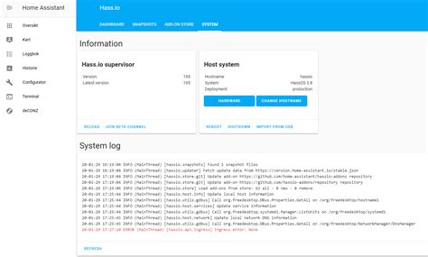Deconz Get Ingress Error · Issue 1027 · Home Assistantaddons · Github