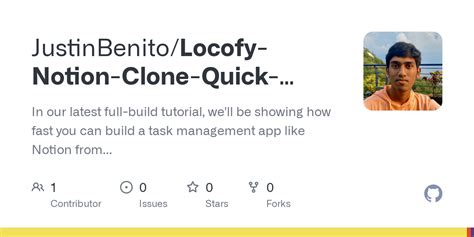 Github Justinbenitolocofy Notion Clone Quick Build In Our Latest