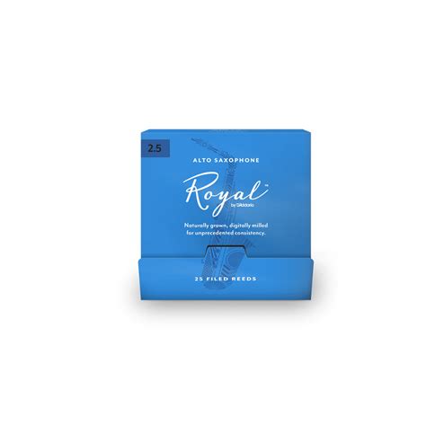 D'addario Royal Alto Sax Reeds RJB0125 Strength 2.5 [Single] - Talentz