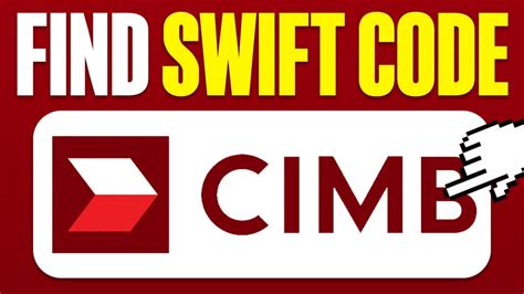 How To Find Swift Code Of Cimb Bank Youtube