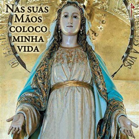 A Misericórdia Divina Maria nas suas Mãos coloco minha vida