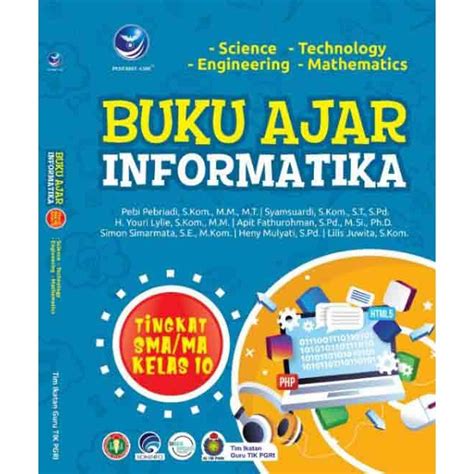 Buku Ajar Informatika Edisi Revisi Tingkat Smama Kelas 10 Buku