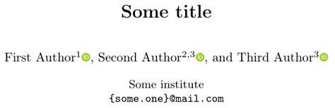 Author Display Orcid Icon Instead Of Id In Lncs Template Tex