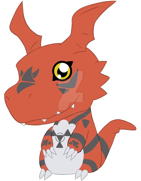 Balloonhead Chibi Guilmon By Electronic Star On Deviantart