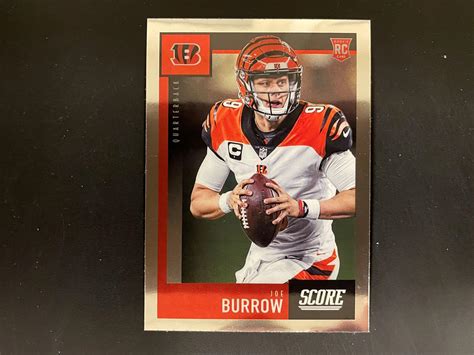 Bid Now 2020 Panini Chronicles Score Joe Burrow Rc Invalid Date Est