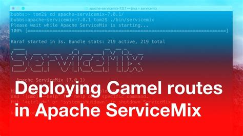 How To Hot Deploy A Camel Route In Apache Servicemix Youtube