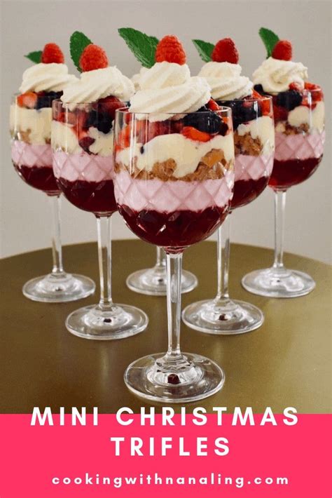 Mini Trifles Christmas Recipe Cooking With Nana Ling Recipe