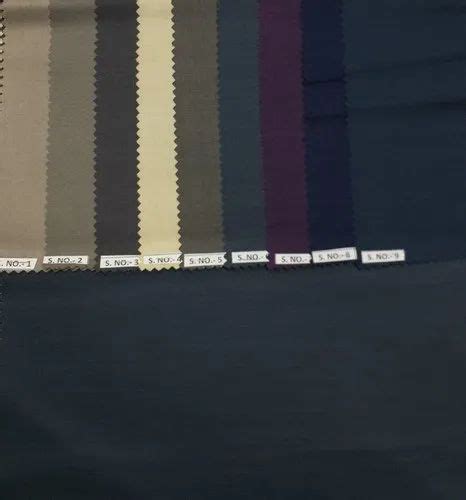 Plain Solids Poly Viscose Fabric For Suiting At Best Price In Bhilwara ID