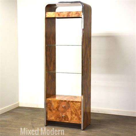 Chrome Display Cabinet Etsy